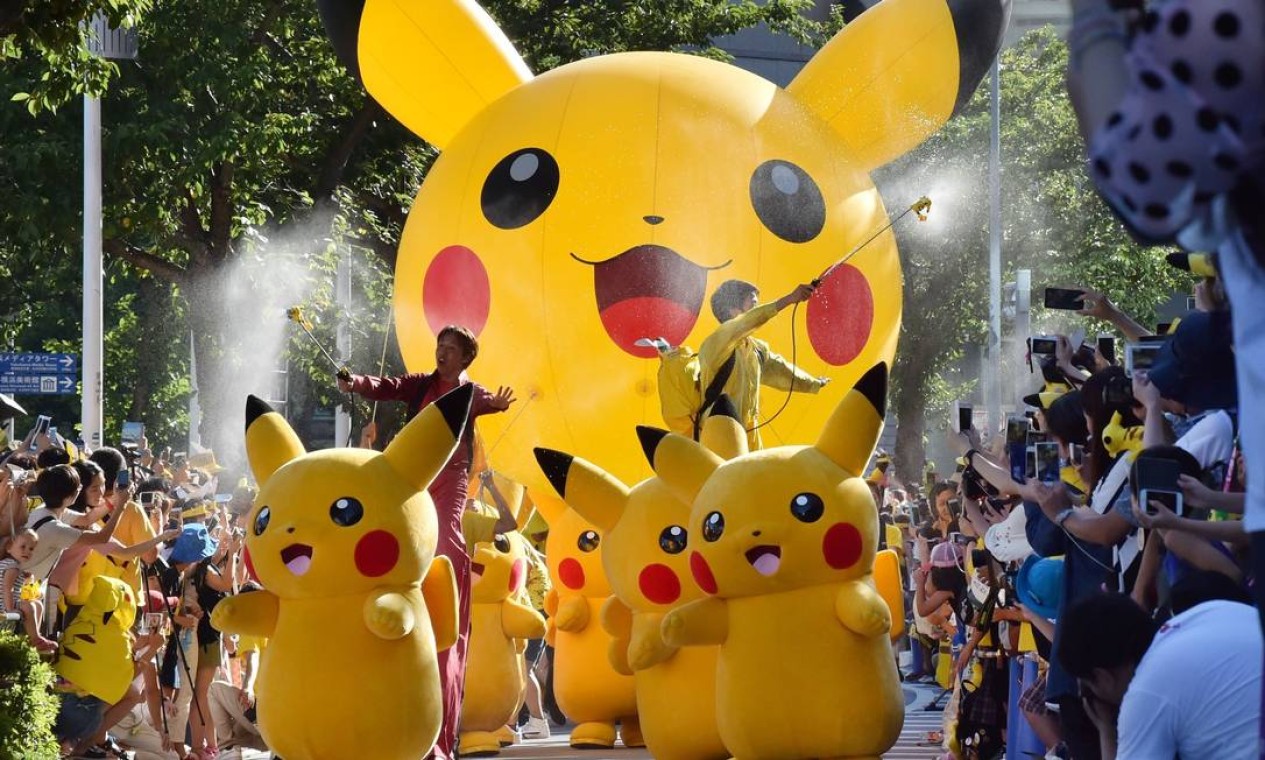 'Desfile Pikachu' reúne fãs de Pokémon em Tóquio - Jornal O Globo