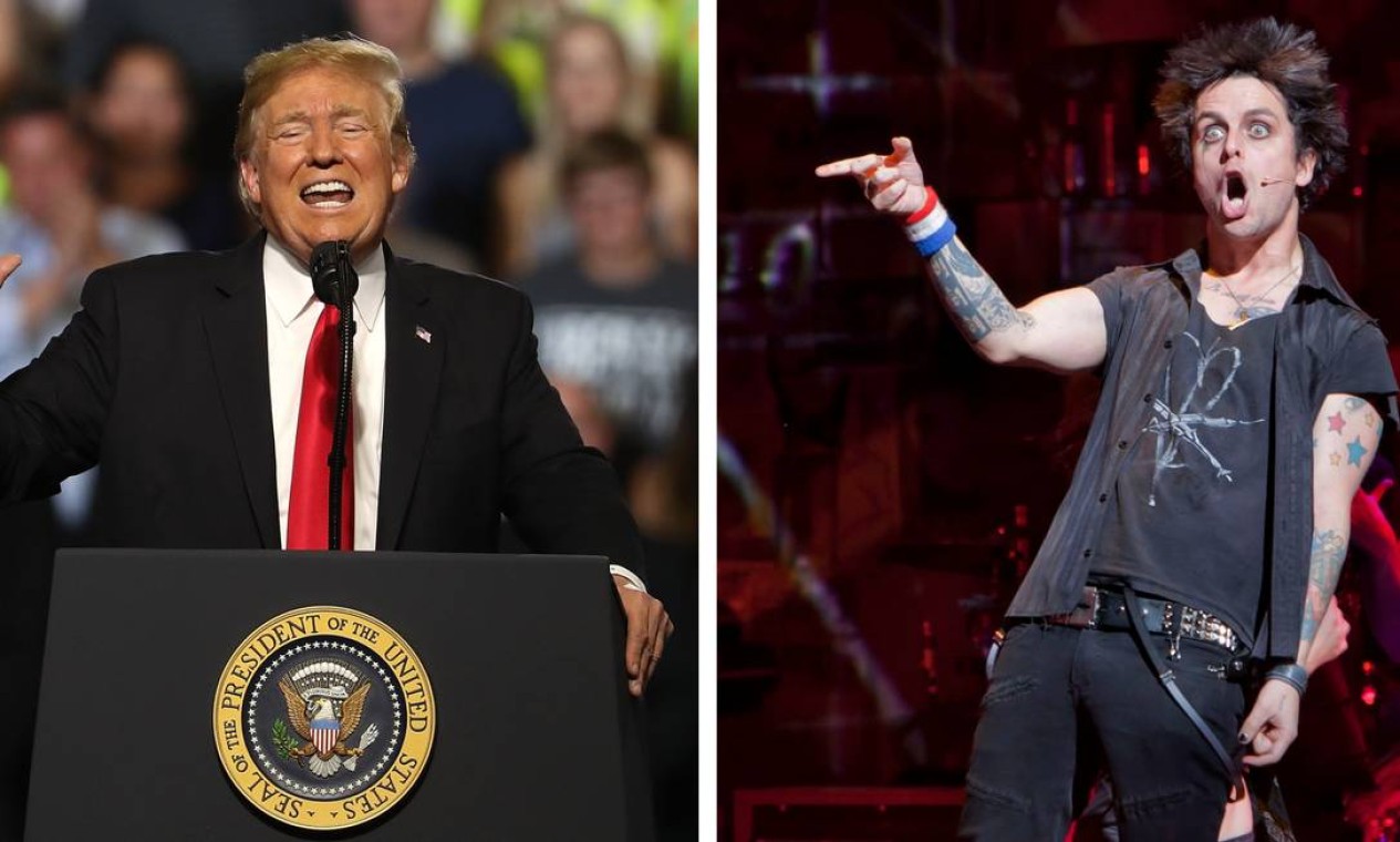 Fãs da banda Green Day lideram campanha contra Donald Trump - Jornal O ...