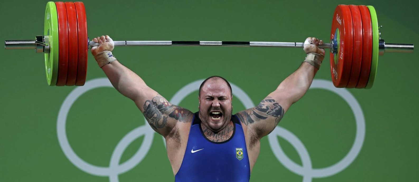 Fernando Reis fica em quinto no levantamento de peso - Jornal O Globo