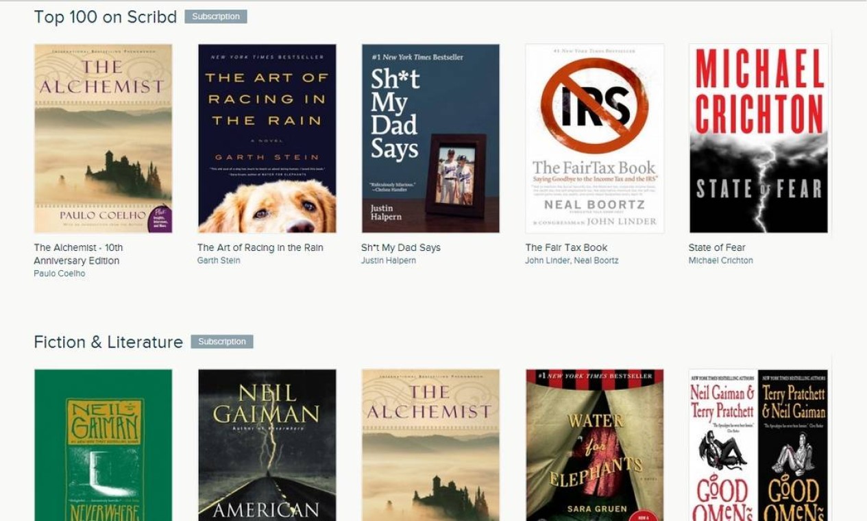 Scribd lança Netflix de livros digitais - Jornal O Globo