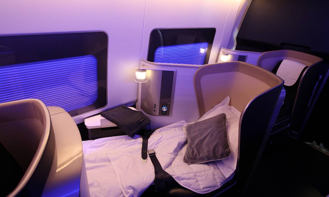 Primeira Classe Do Dreamliner Unido