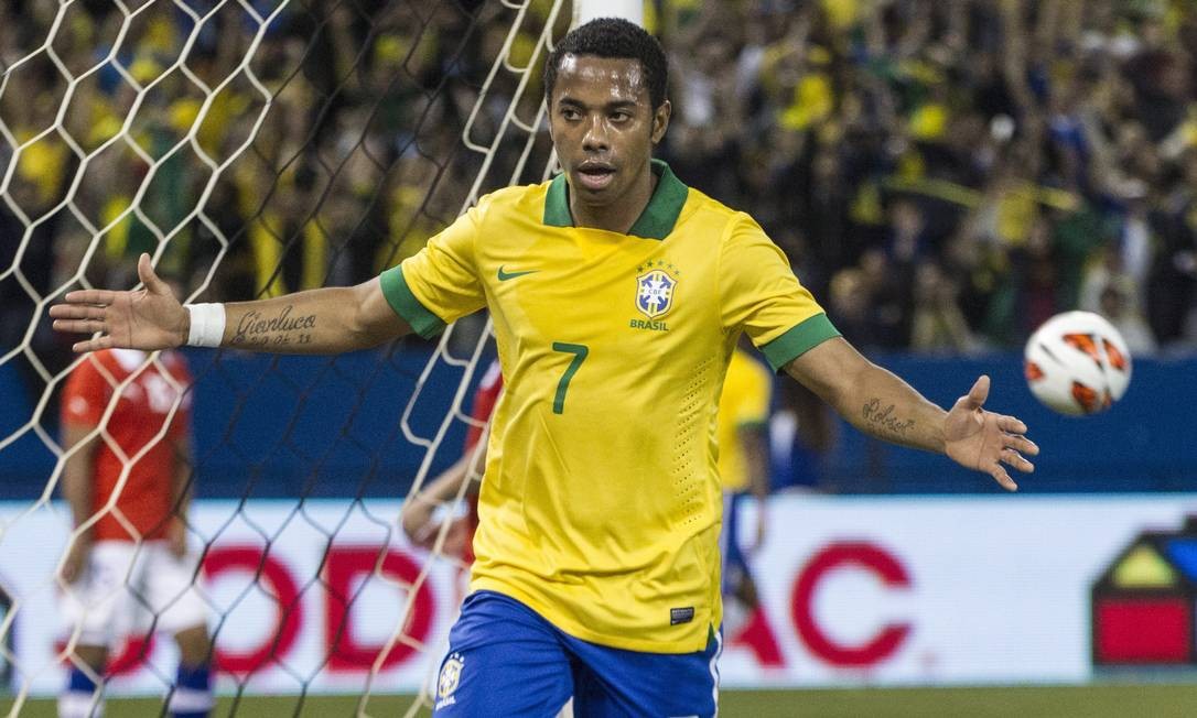 Robinho espera ter aproveitado a chance na seleção - Jornal O Globo