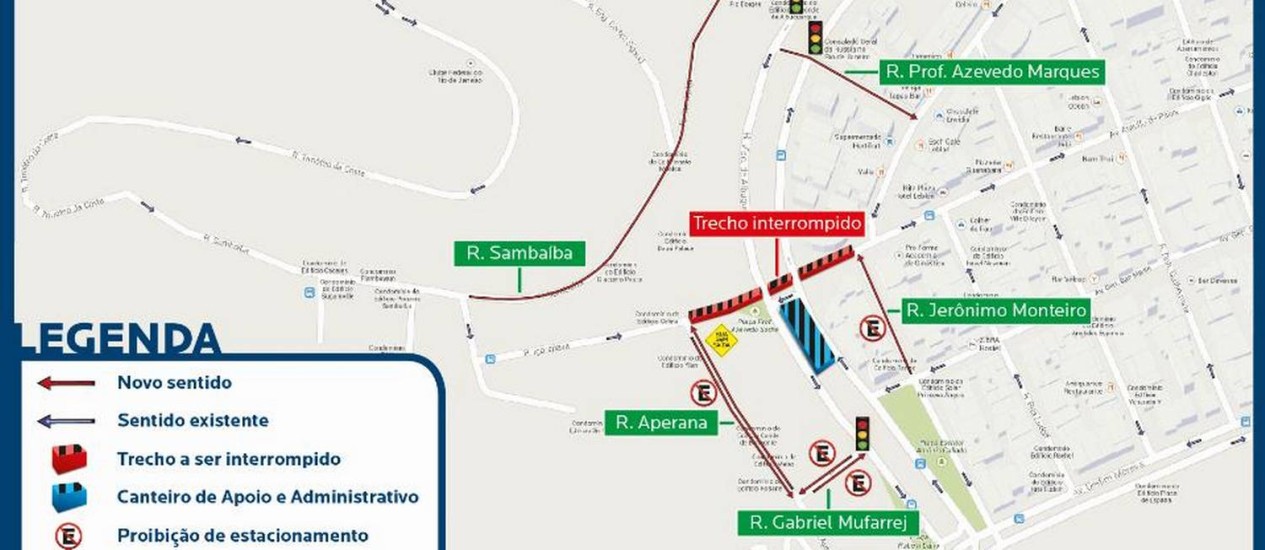 Novas mudanças no trânsito do Leblon para obras da Linha 4 do Metrô ...