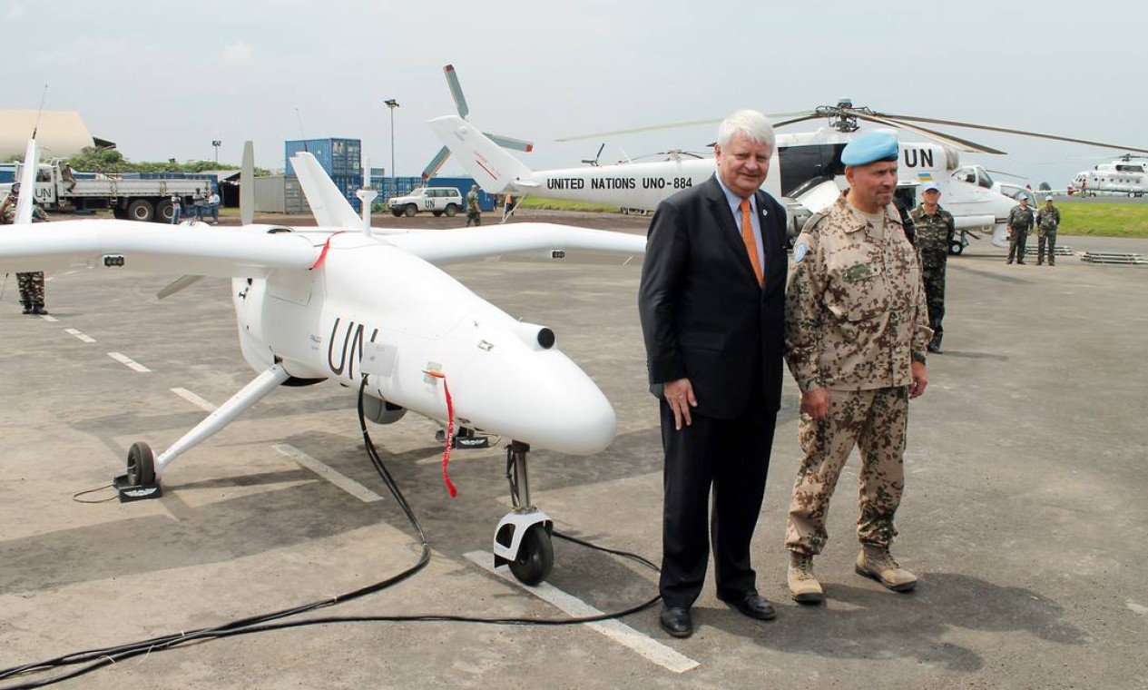 Nações Unidas usam drones pela primeira vez no Congo - Jornal O Globo