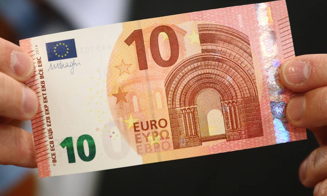Nova nota de 10 euros entra em circulação em setembro - Jornal O Globo