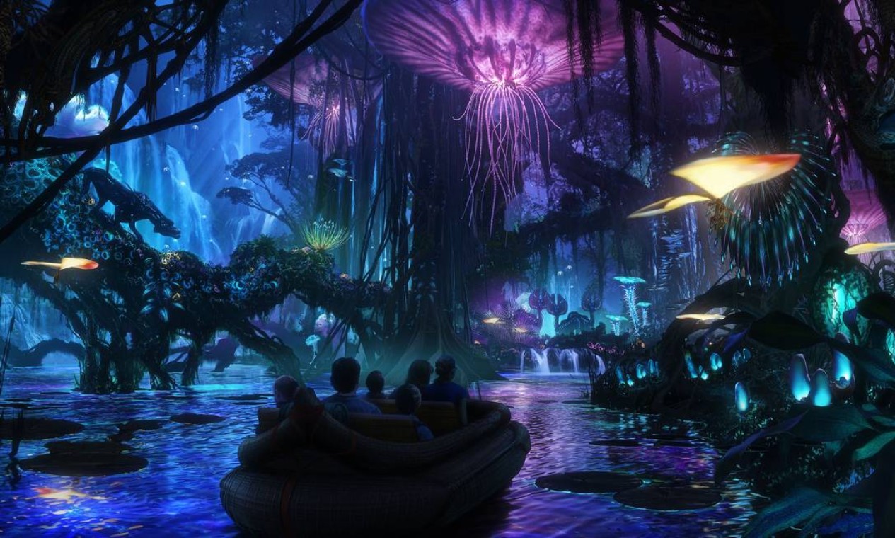 Área temática de 'Avatar' começa a ser construída na Disney World em ...