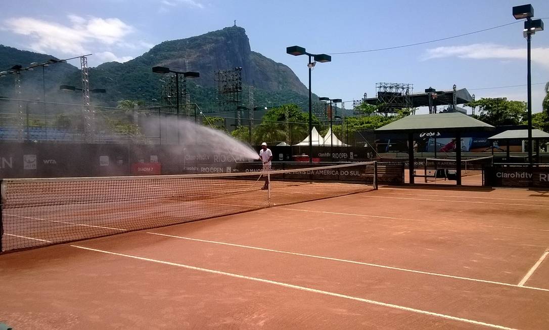 Calor será um adversário a mais no Rio Open, que começa neste sábado ...