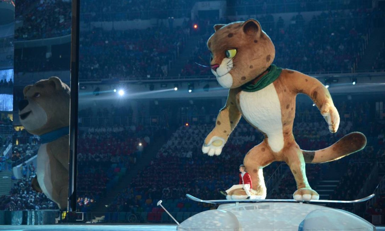 O encerramento dos Jogos Olímpicos de Sochi - Jornal O Globo