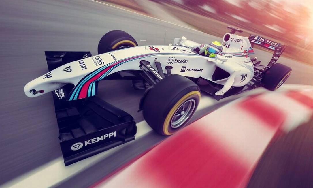 Williams apresenta carro com nova pintura para a temporada de 2014 ...