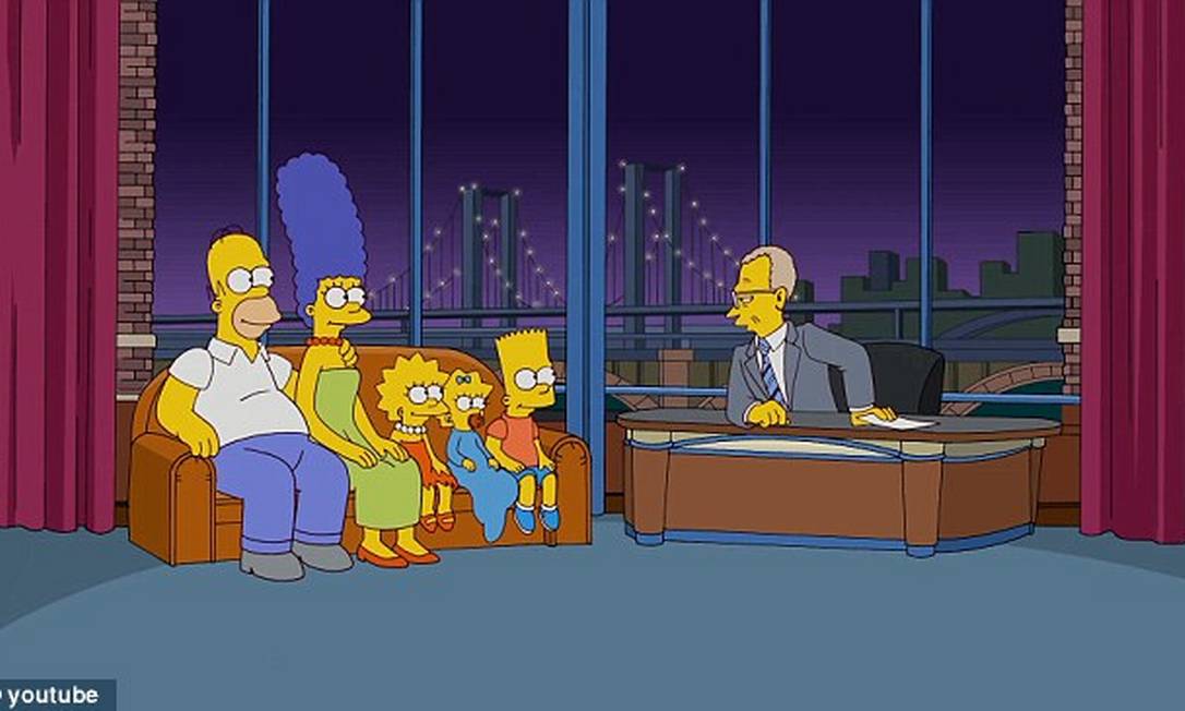 ‘Os Simpsons’ prestam homenagem a David Letterman com um vídeo especial ...