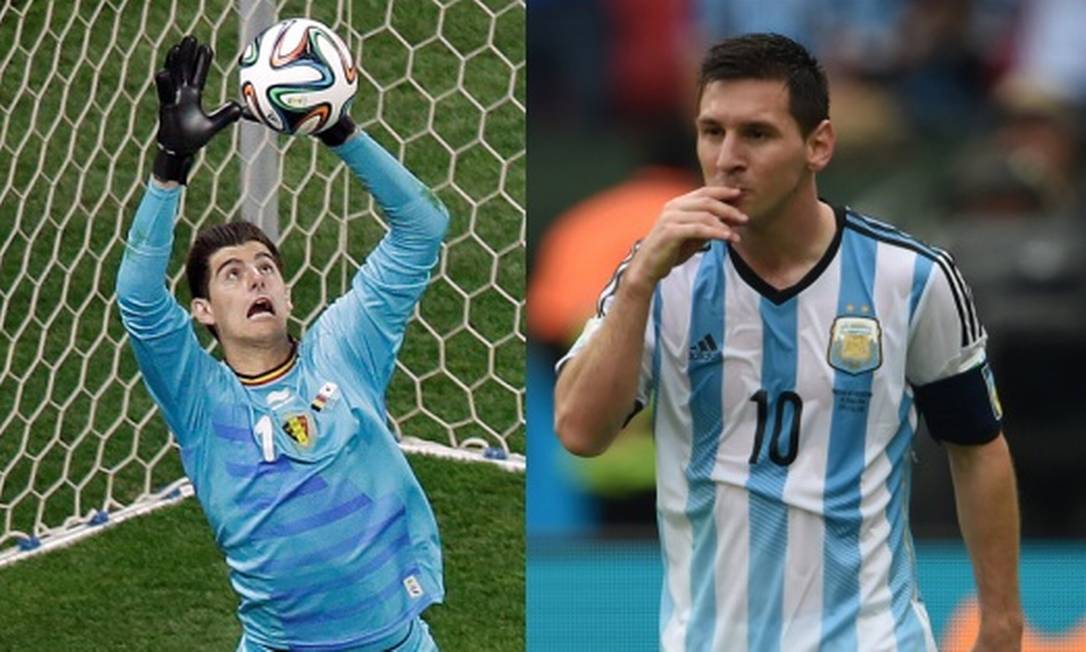 O duelo particular entre Lionel Messi e Thibaut Courtois - Jornal O Globo