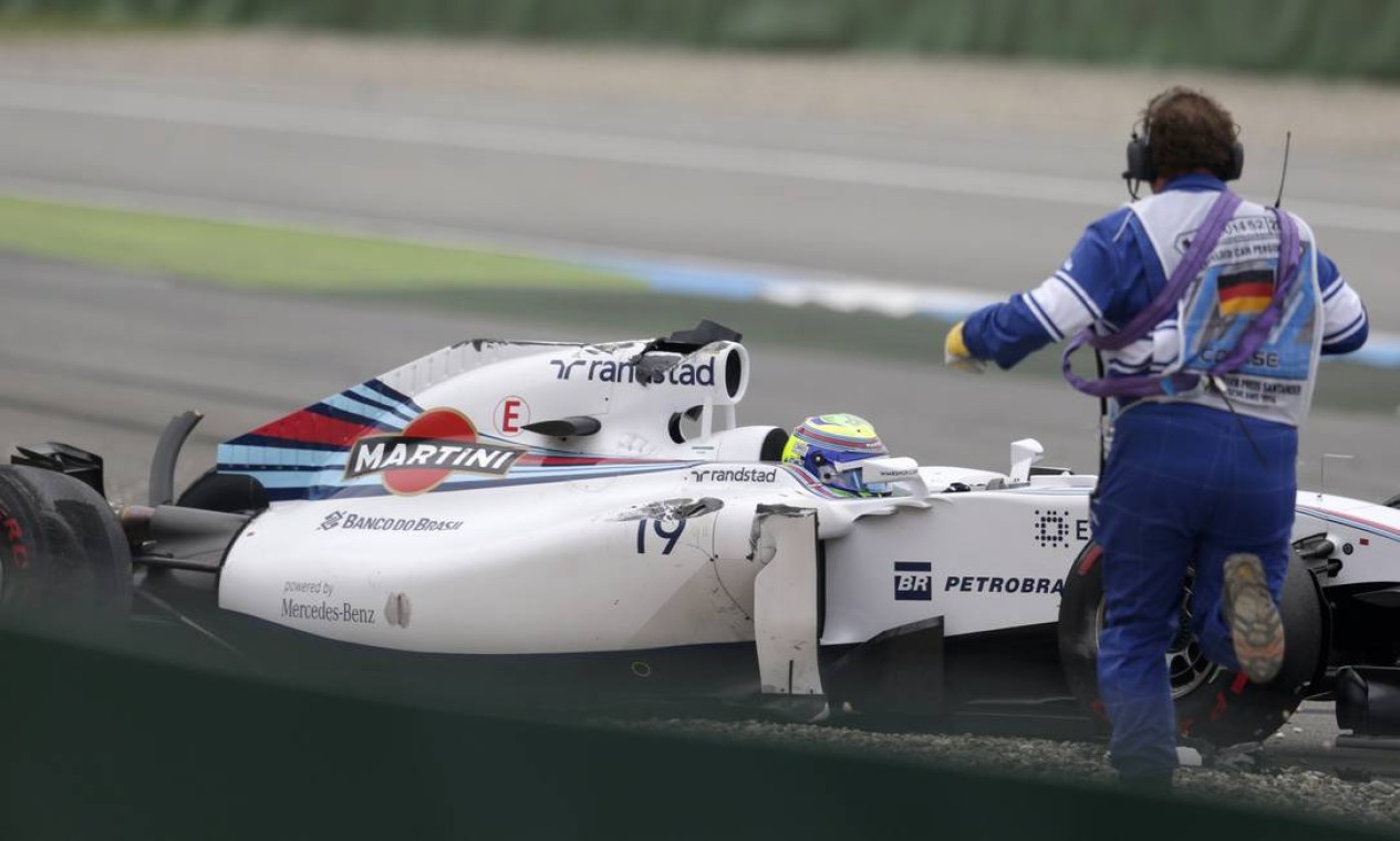 Felipe Massa sofre acidente no Grande Prêmio da Alemanha - Jornal O Globo
