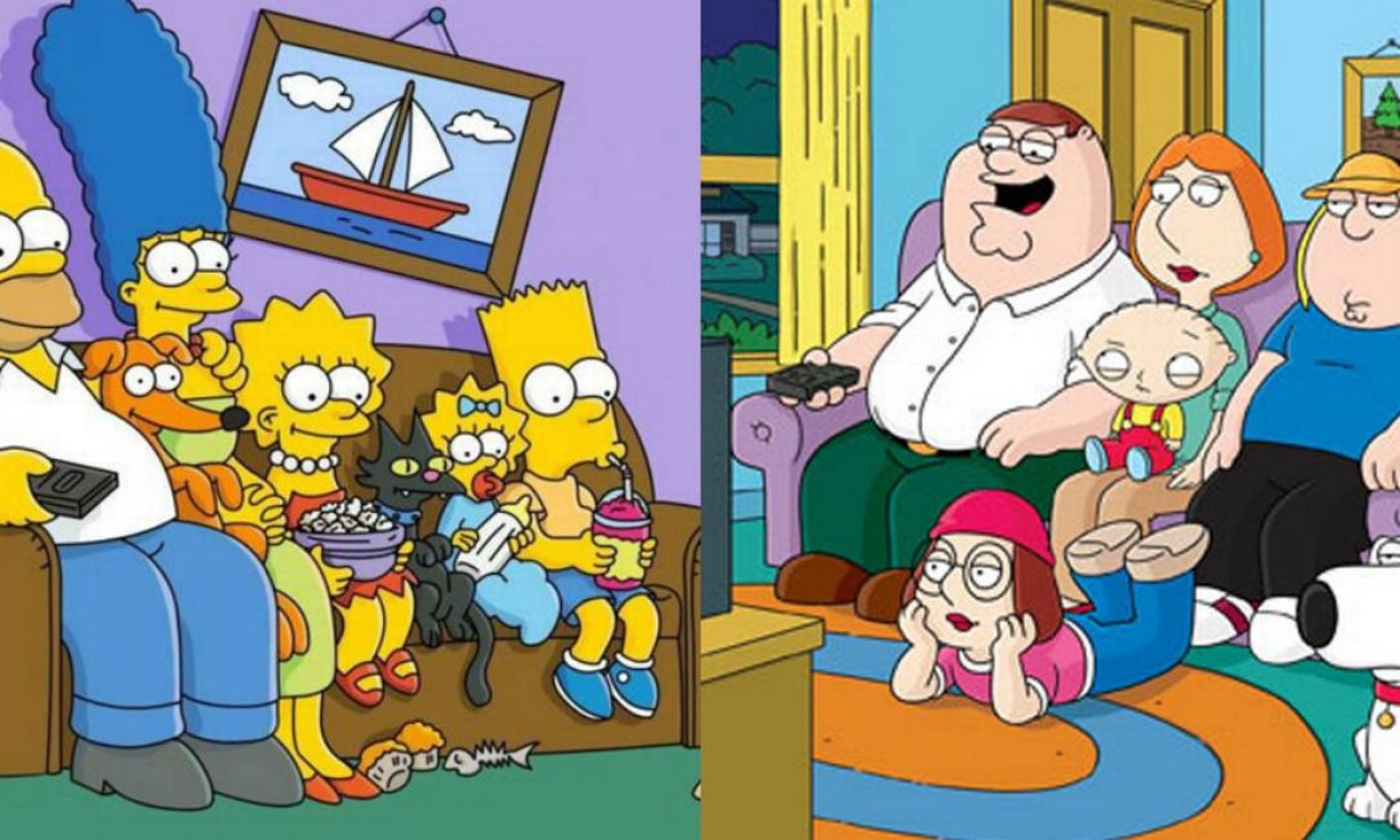 Trailer de encontro entre 'Os Simpsons' e 'Family Guy' é exibido na San ...