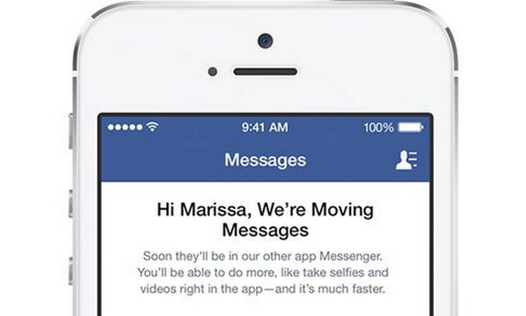 Facebook pede que usuários baixem Messenger antes de retirar o chat do ...