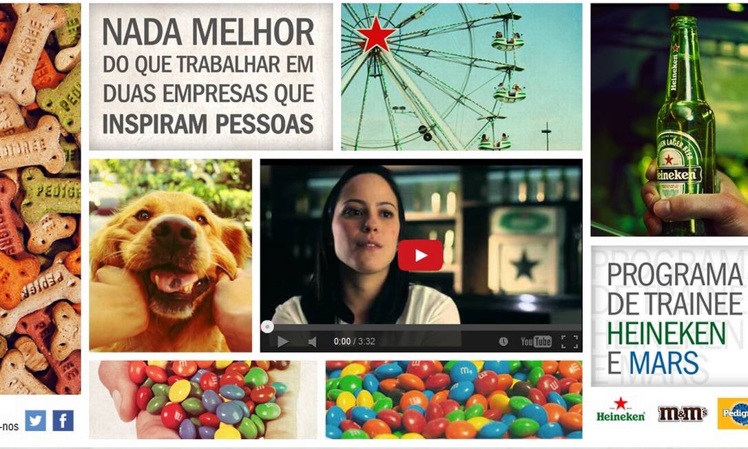 Heineken e Mars abrem inscrições para programa integrado de trainees ...