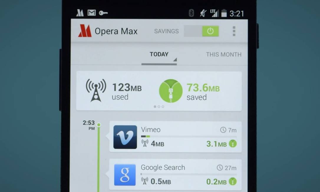 Aplicativo Opera Max disponível para América Latina - Jornal O Globo