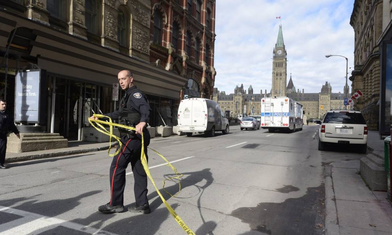 Parlamento do Canadá em alerta após tiroteio - Jornal O Globo