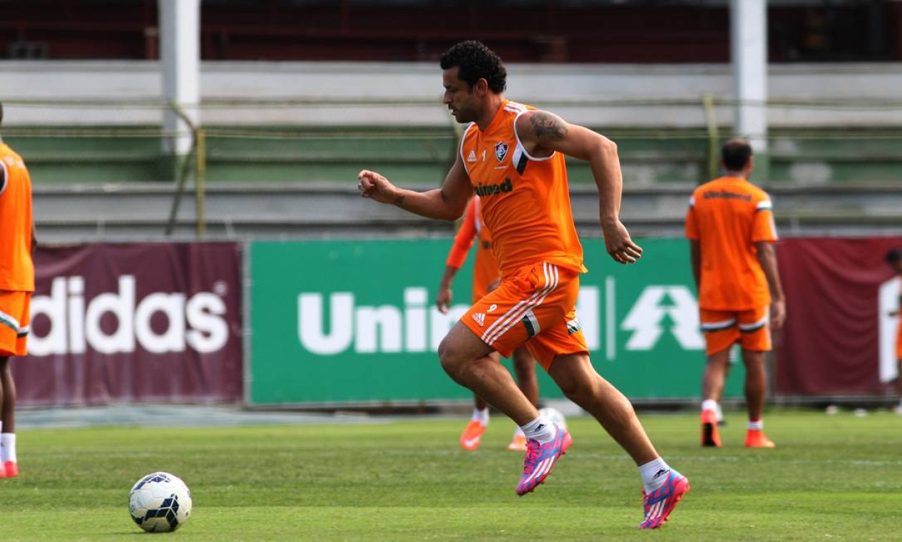 Fred pronto para a 'final' com o Botafogo - Jornal O Globo
