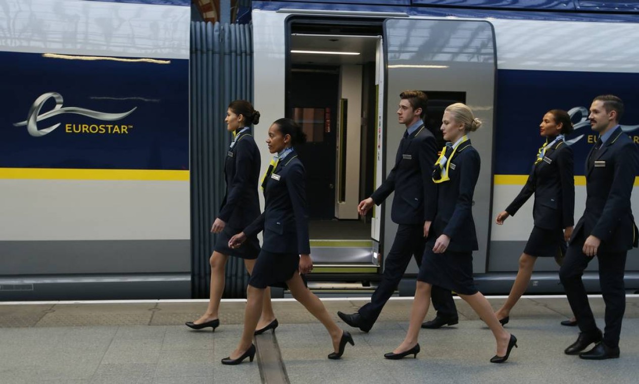 Os novos trens da Eurostar - Jornal O Globo