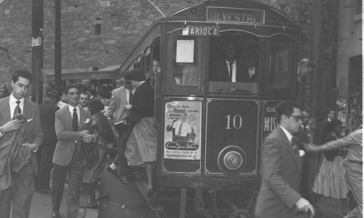 Os antigos bondes do Rio - Jornal O Globo