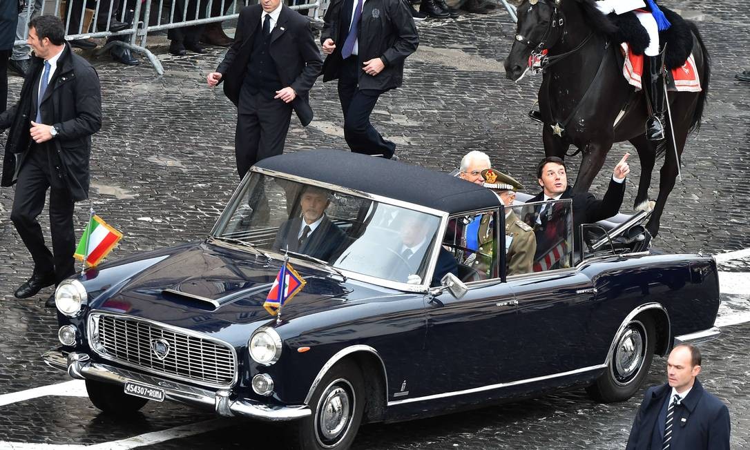 Novo presidente da Itália tomou posse a bordo de Lancia raríssimo ...