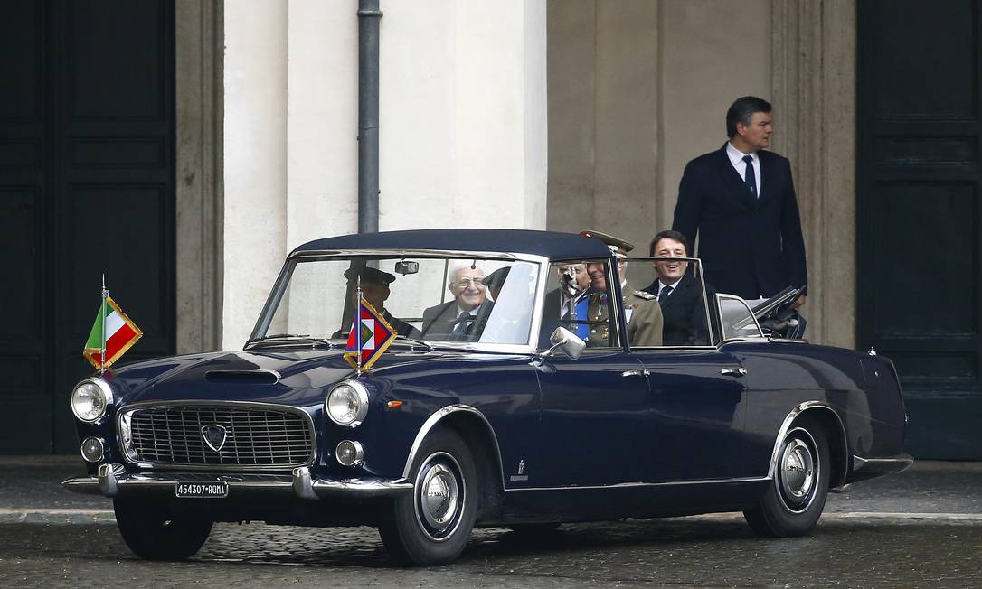 Novo presidente da Itália tomou posse a bordo de Lancia raríssimo ...