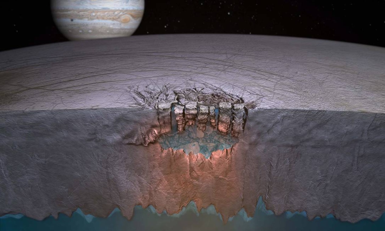 Nasa vai procurar formas de vida em lua de Júpiter - Jornal O Globo