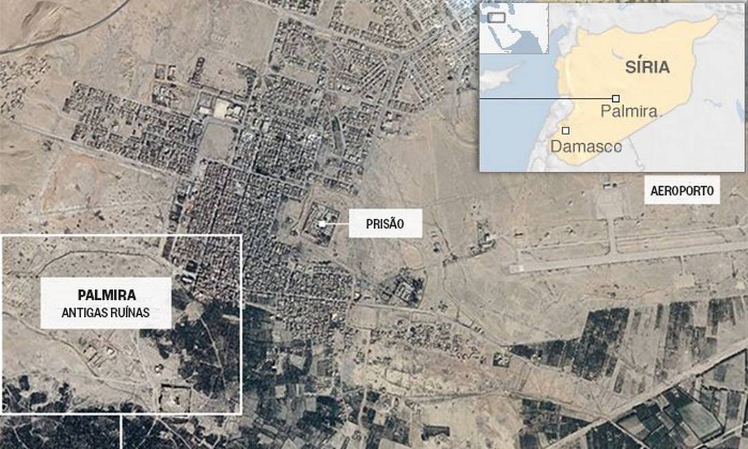 EI controla 50% do território sírio após tomada de Palmira, diz ONG ...