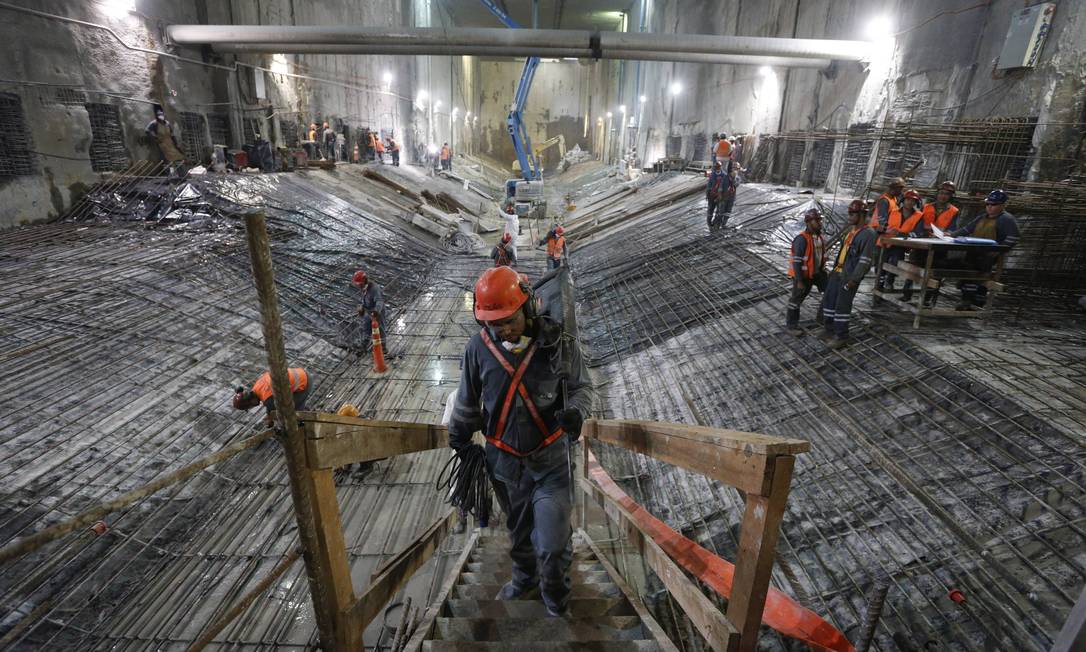 Linha 4 do metrô: Estação Antero de Quental, no Leblon, está ...