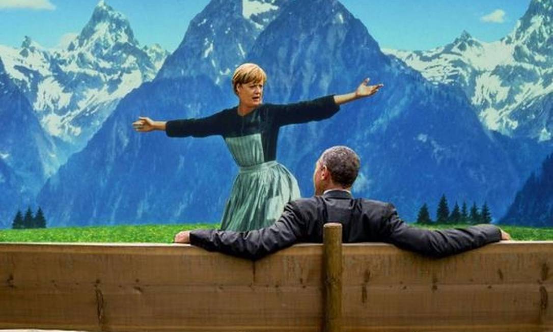 Encontro entre Merkel e Obama vira meme na internet - Jornal O Globo