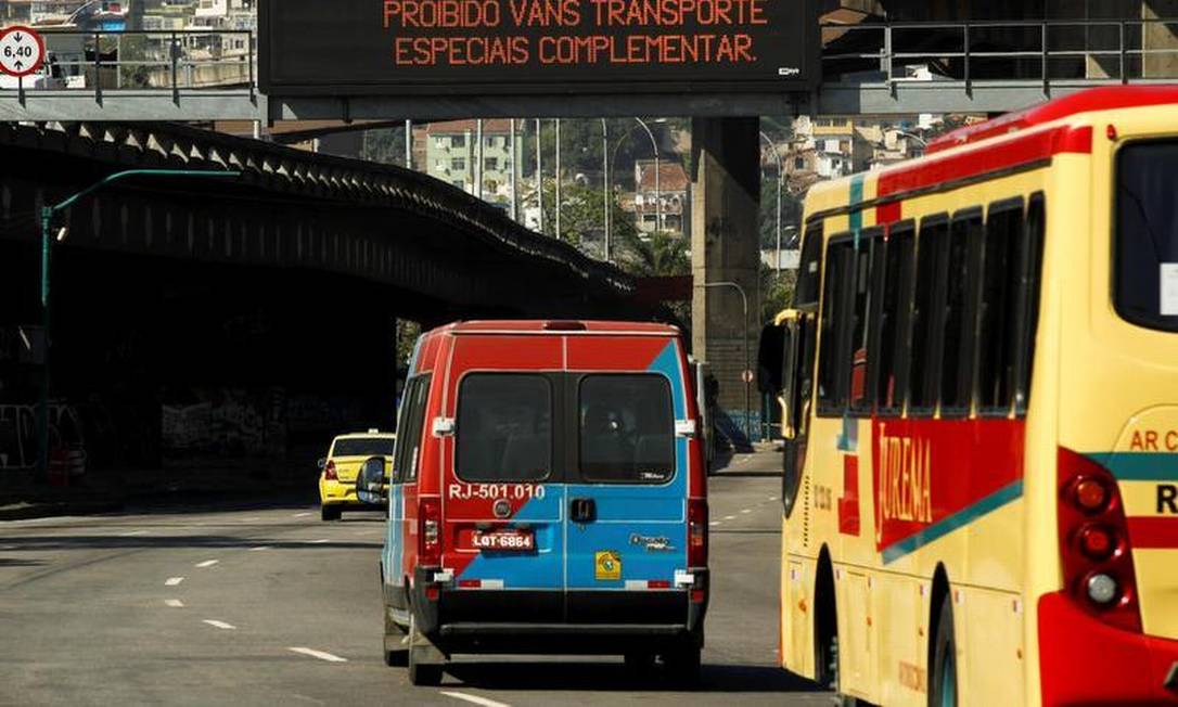 Ordem Pública passará a fiscalizar circulação de vans - Jornal O Globo