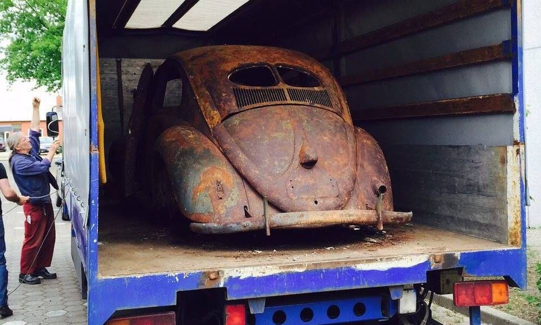 Fusca 1939 com chassi 03 será restaurado após incêndio. É um dos VW ...