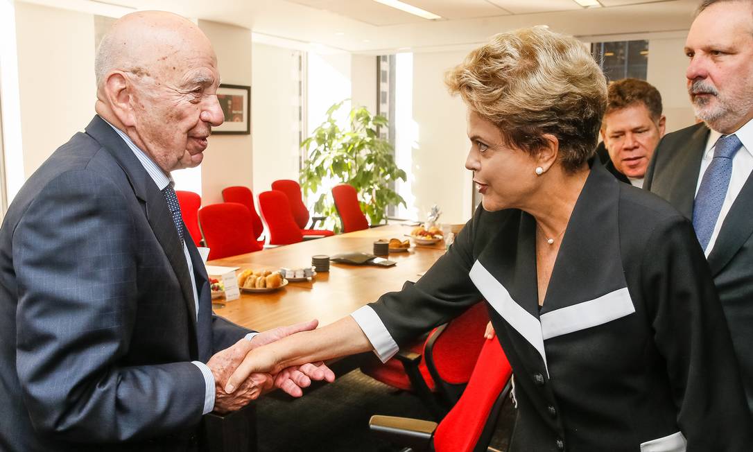 Dilma encontra o empresário Rupert Murdoch na sede do ‘Wall Street ...
