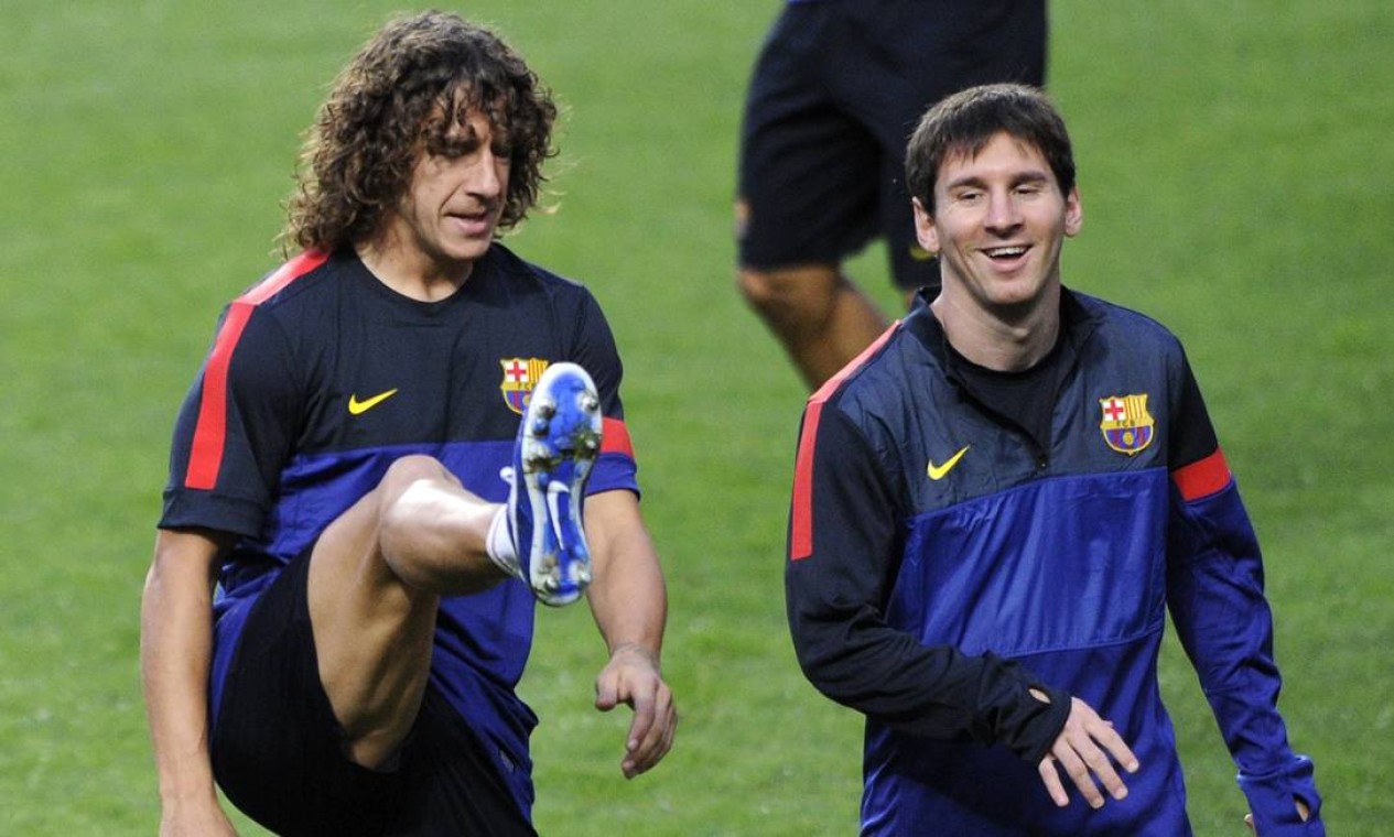 Aposentado, Puyol lembra dia em que foi 'humilhado' por Messi em treino ...