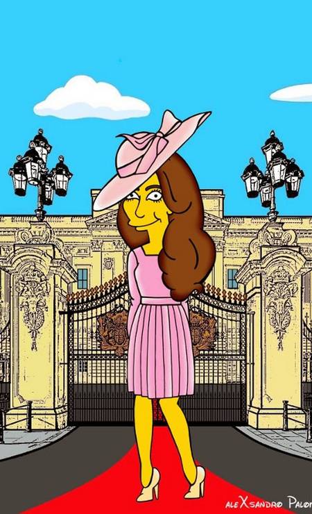 Confira mais imagens de Kate Middleton como personagem de ‘Os Simpsons ...