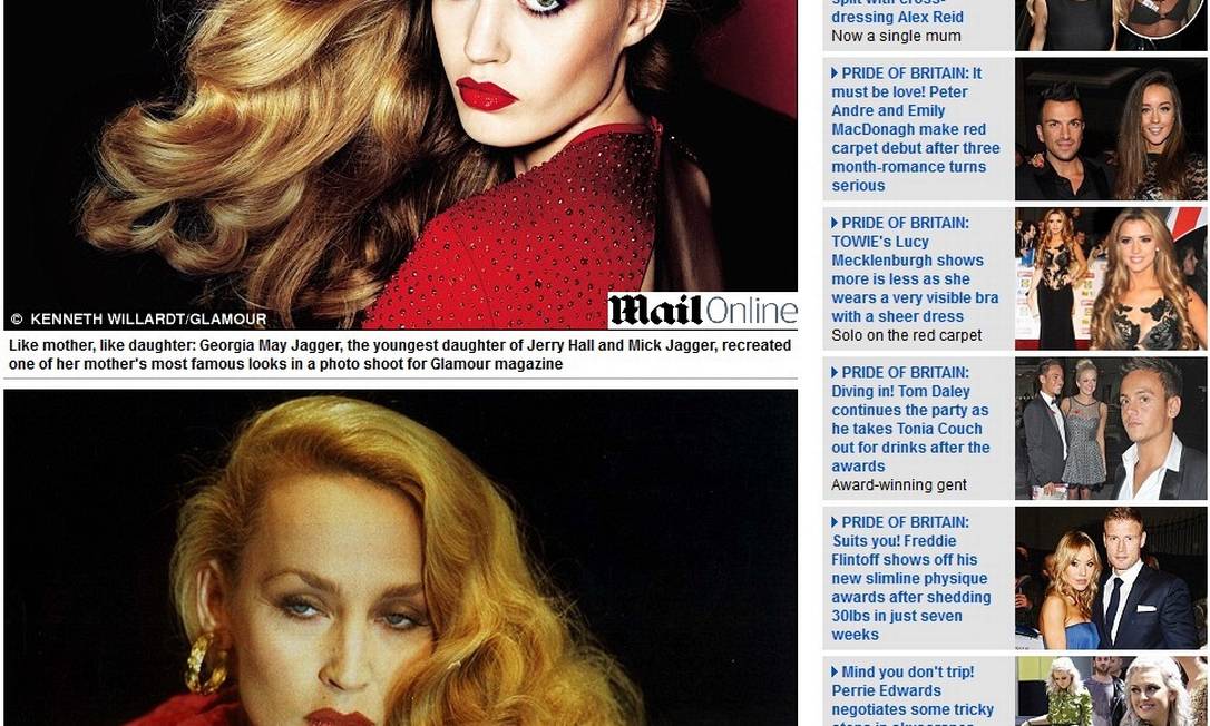 Georgia May Jagger Recria Pose Da M e Jerry Hall Jornal O Globo georgia-may-jagger-recria-pose-da-m-e-jerry-hall-jornal-o-globo