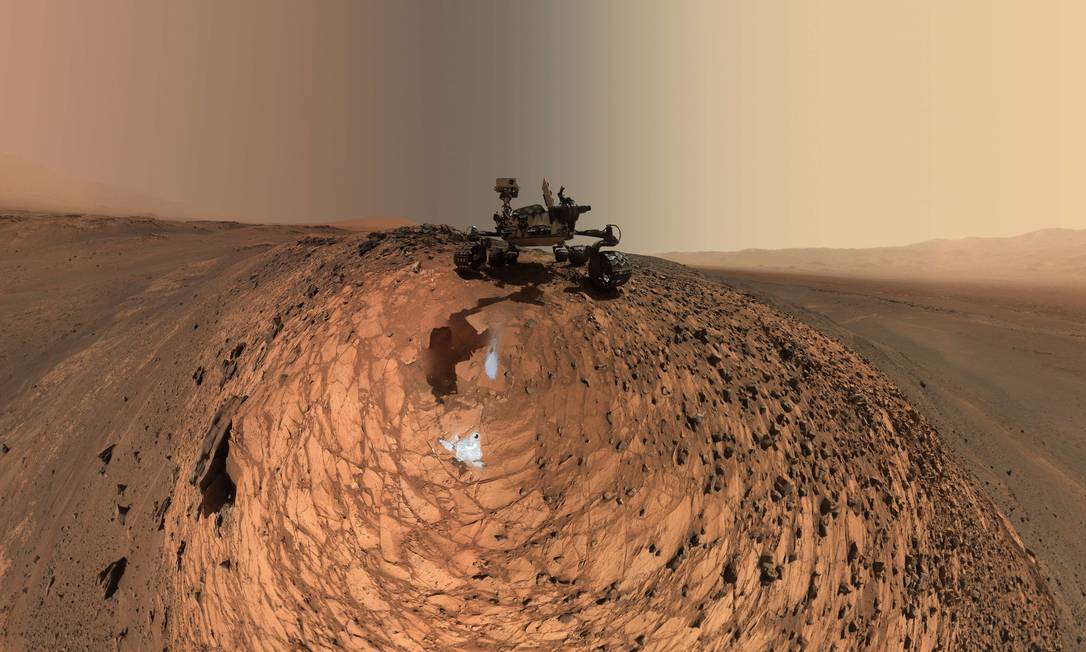 Nasa divulga ‘selfie’ do robô Curiosity em Marte - Jornal O Globo