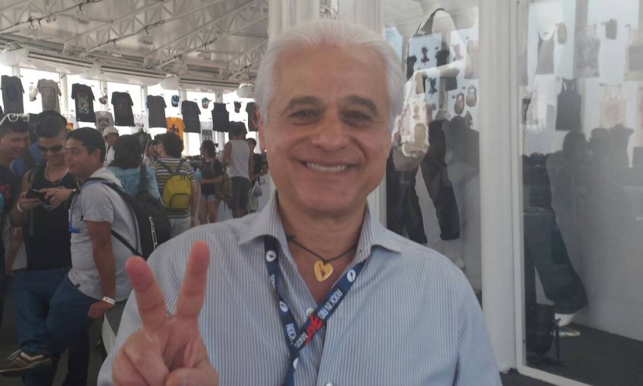 Roberto Medina comemora os 30 anos de Rock in Rio - Jornal O Globo