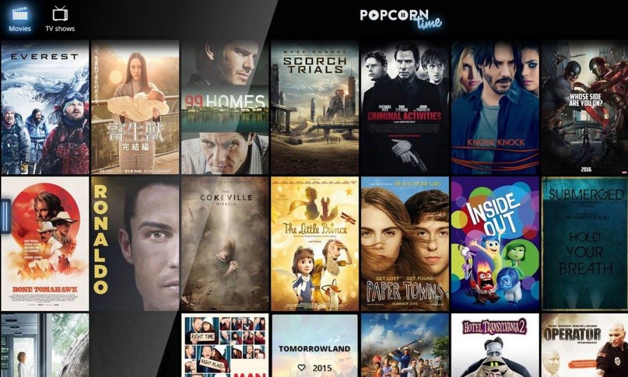 Popcorn Time está de volta ao ar - Jornal O Globo