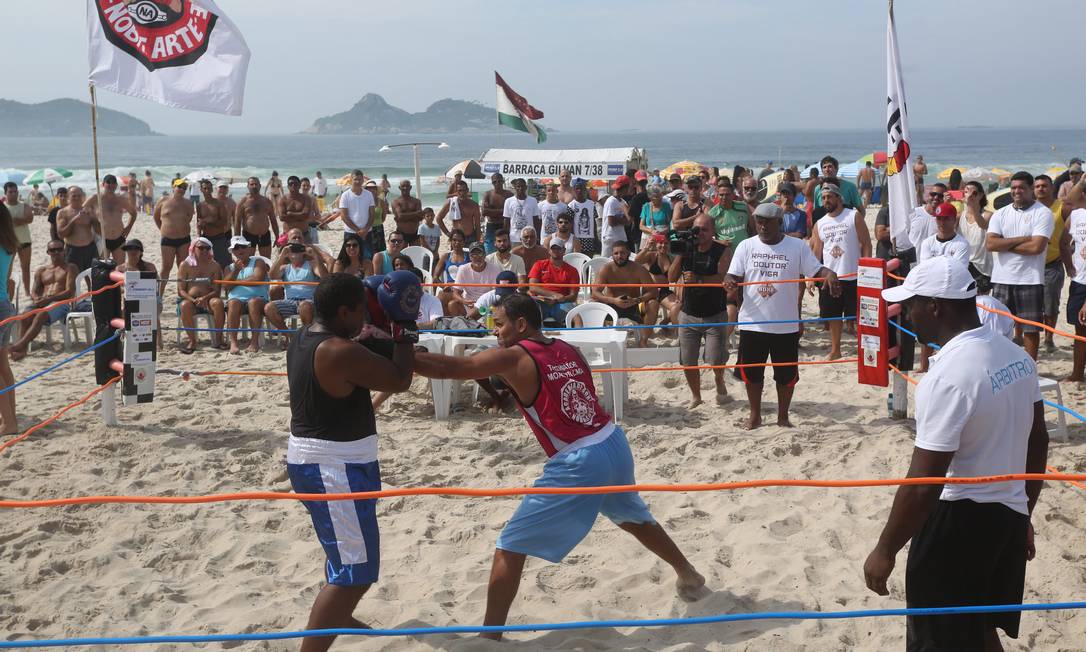 Boxe de praia: Socos e nocautes a caminho do mar - Jornal O Globo