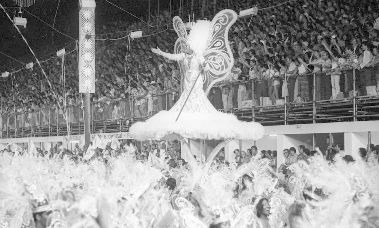 Inspiração da azul e branco foi o próprio carnaval - Jornal O Globo