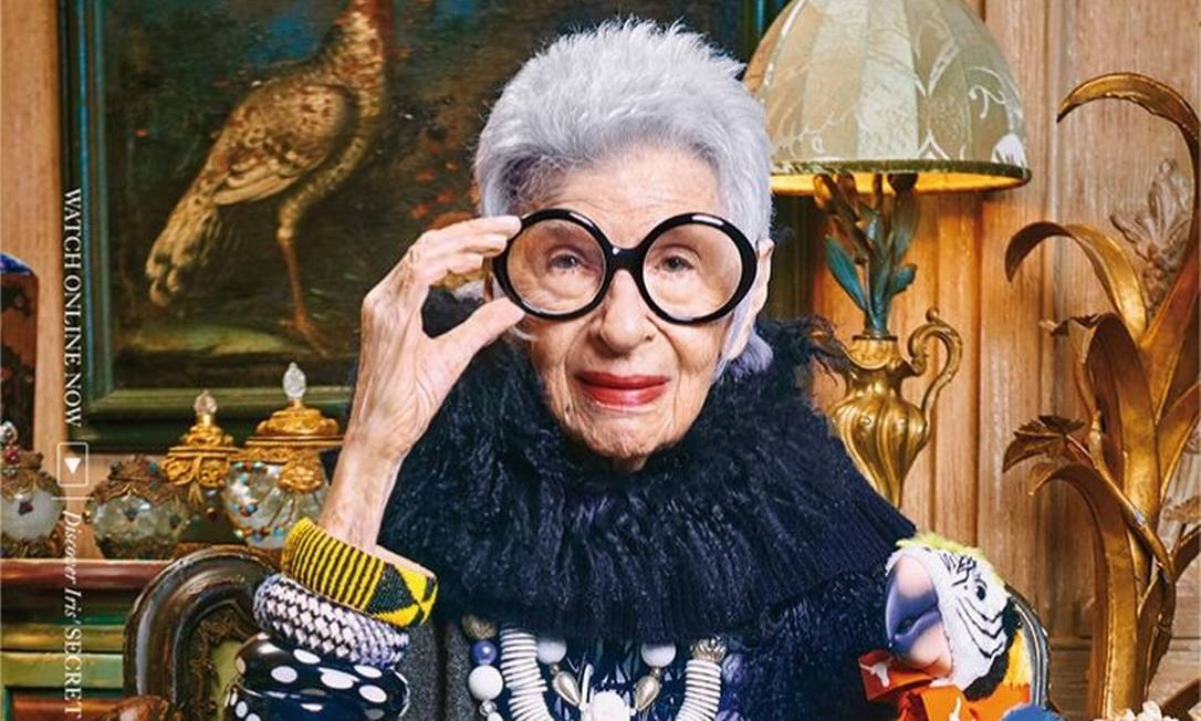 Aos 94 anos, Iris Apfel estrela campanha de moda - Jornal O Globo