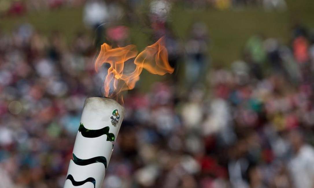 Começa o revezamento da tocha no Brasil - Jornal O Globo