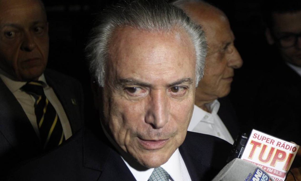 Temer: 'vamos aguardar serenamente o resultado' - Jornal O Globo