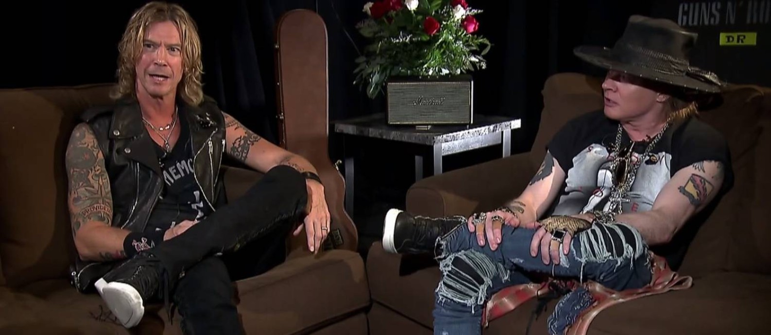 Axl Rose e Duff McKagan dão primeira entrevista na TV após reunião do ...