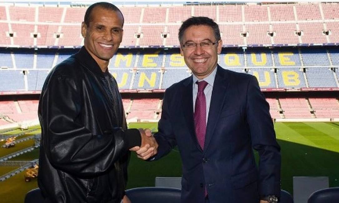 Rivaldo agradece recepção dada pelo presidente do Barcelona - Jornal O ...