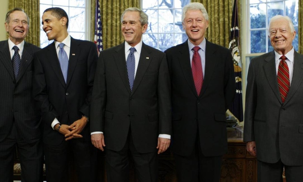 Descontraídos ou a trabalho, os presidentes dos EUA no Salão Oval ...