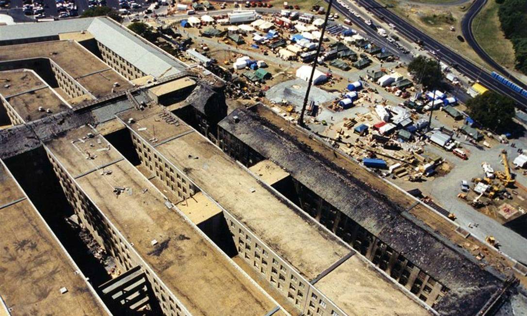 Fotos inéditas do ataque ao Pentágono no 11 de Setembro - Jornal O Globo