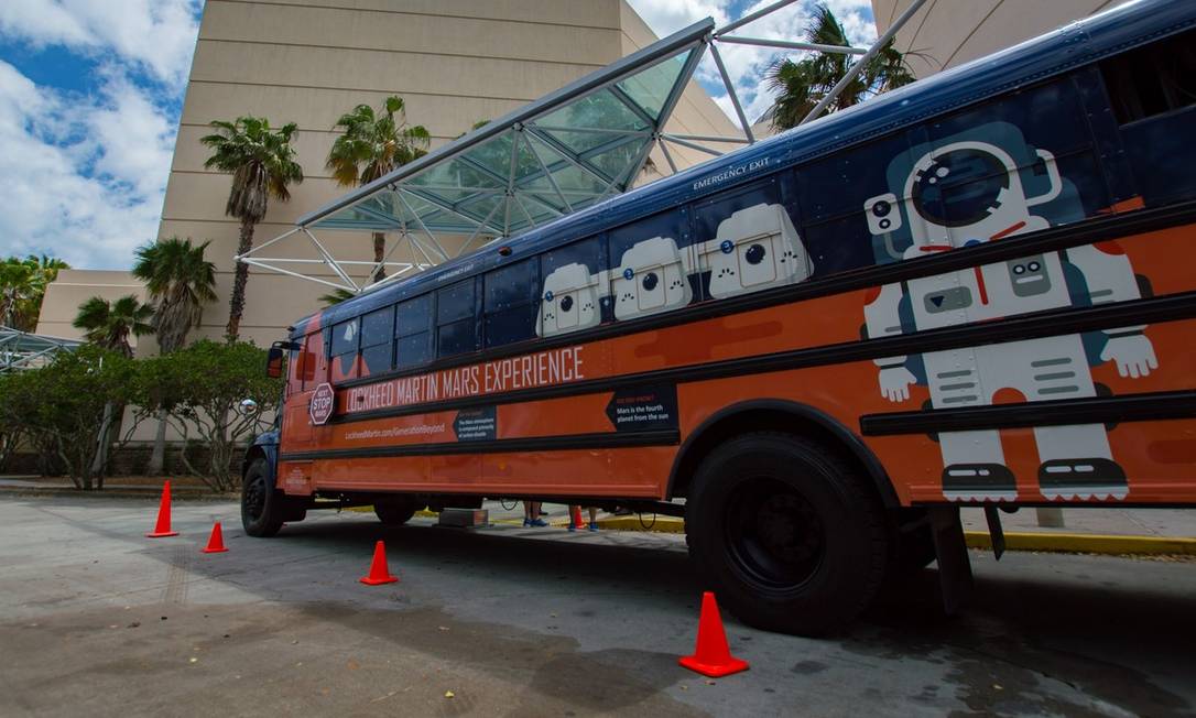 Da Flórida a Marte: ônibus faz viagem virtual ao planeta vermelho ...