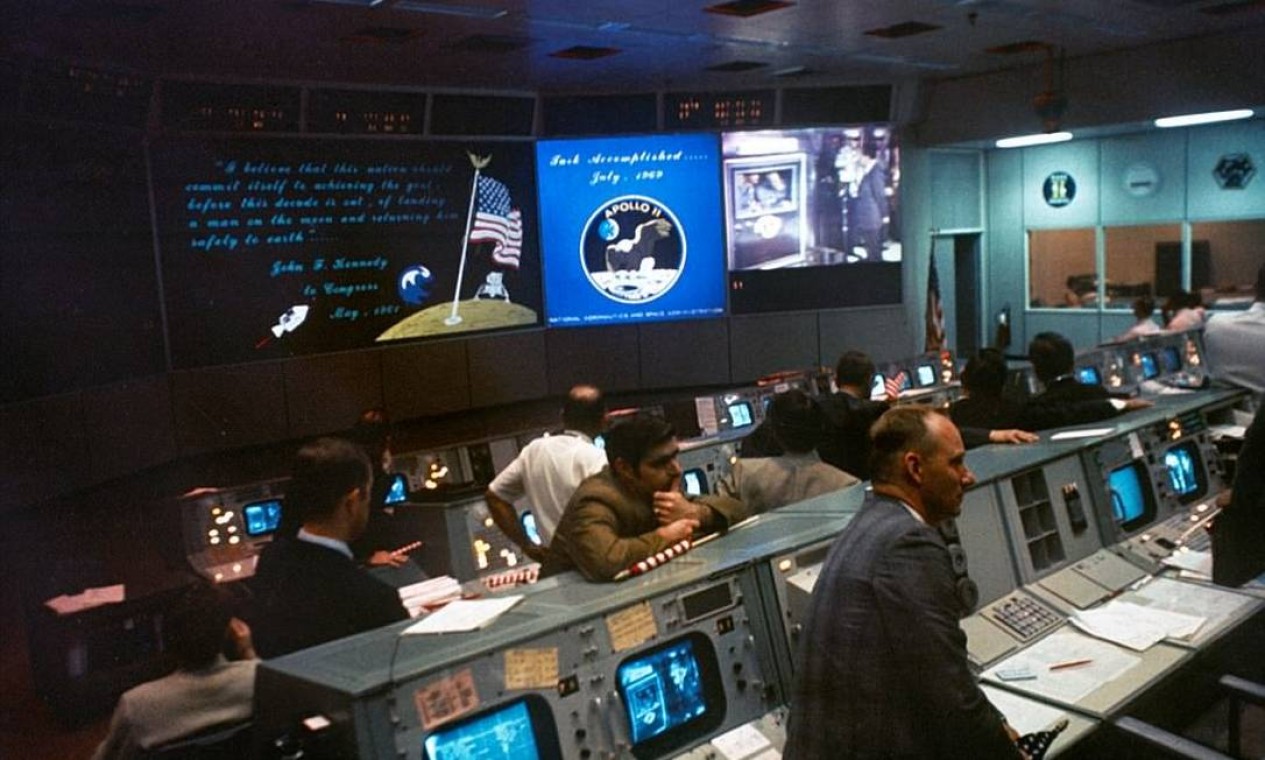 Nasa vai restaurar sala de controle da missão Apolo 11 - Jornal O Globo